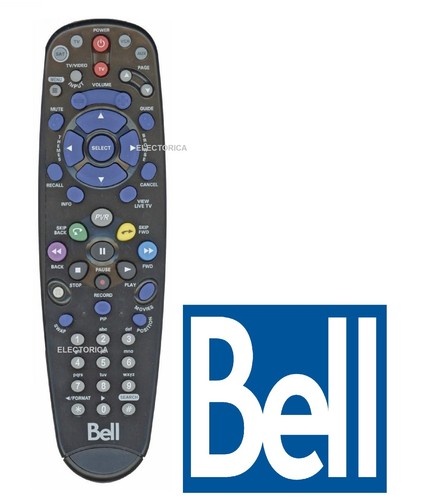 BELL REMOTE CONTROL 5.4 IR 9400, 9241, 6400, 6141, 6131 5900 5800 5100 ...