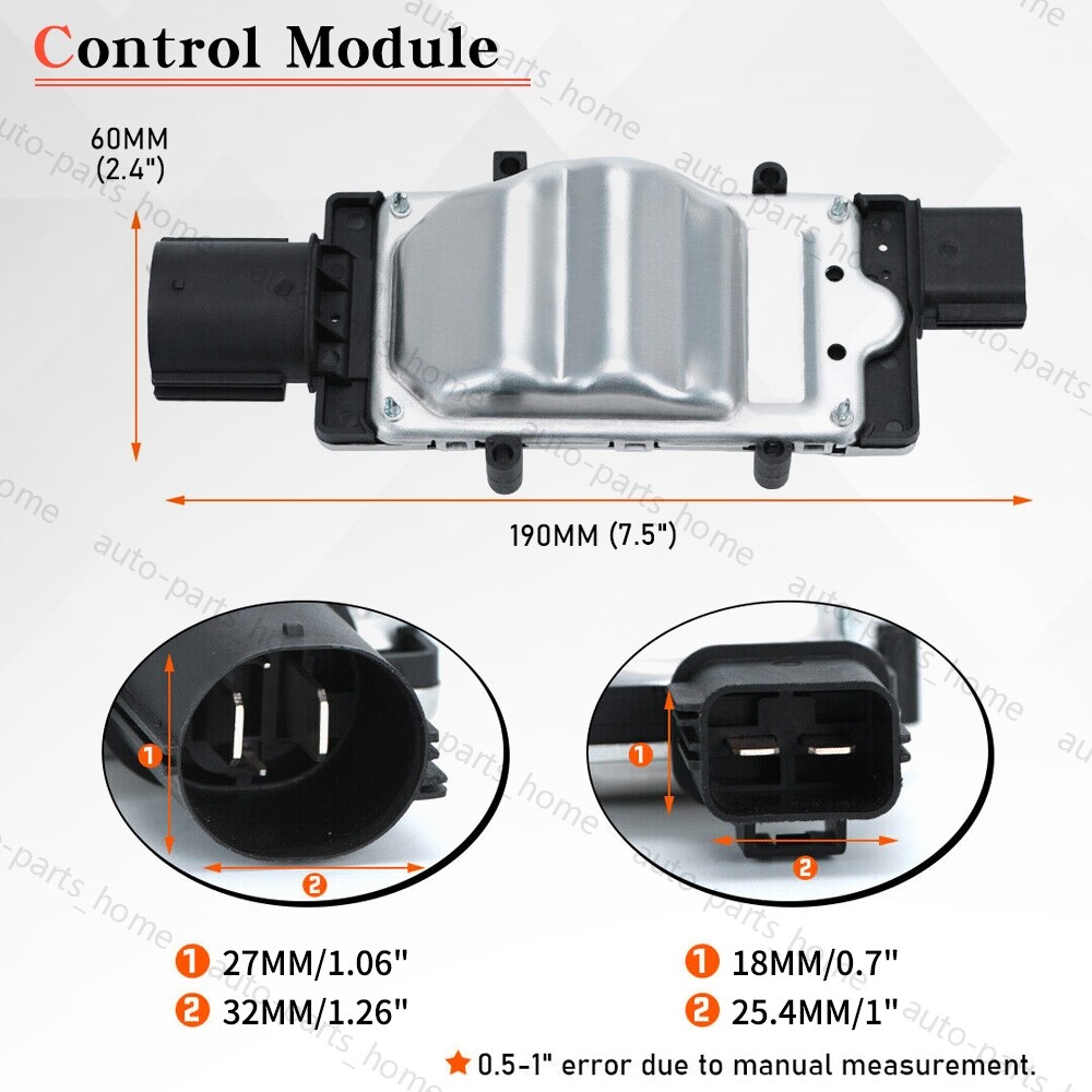 For Ford Focus 2012 2013 2014 15-18 Engine Cooling Fan Control Module ...