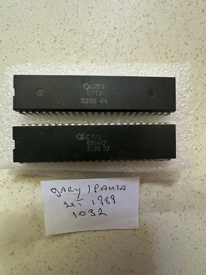 Commodore Amiga gary And paula Chips 1989 A500, A500+, A1500 & A2000 ...