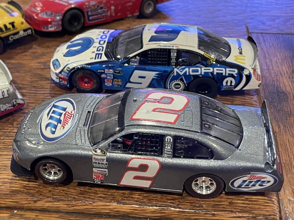 8 Scalextric SCX Nascar 1/32 Slot Car Lot | eBay