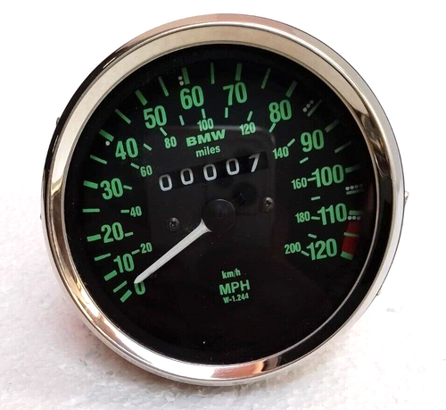 Dual Reading Speedometer 120 MPH 200 Kph For BMW R65 R80GS R100 GS PD ...