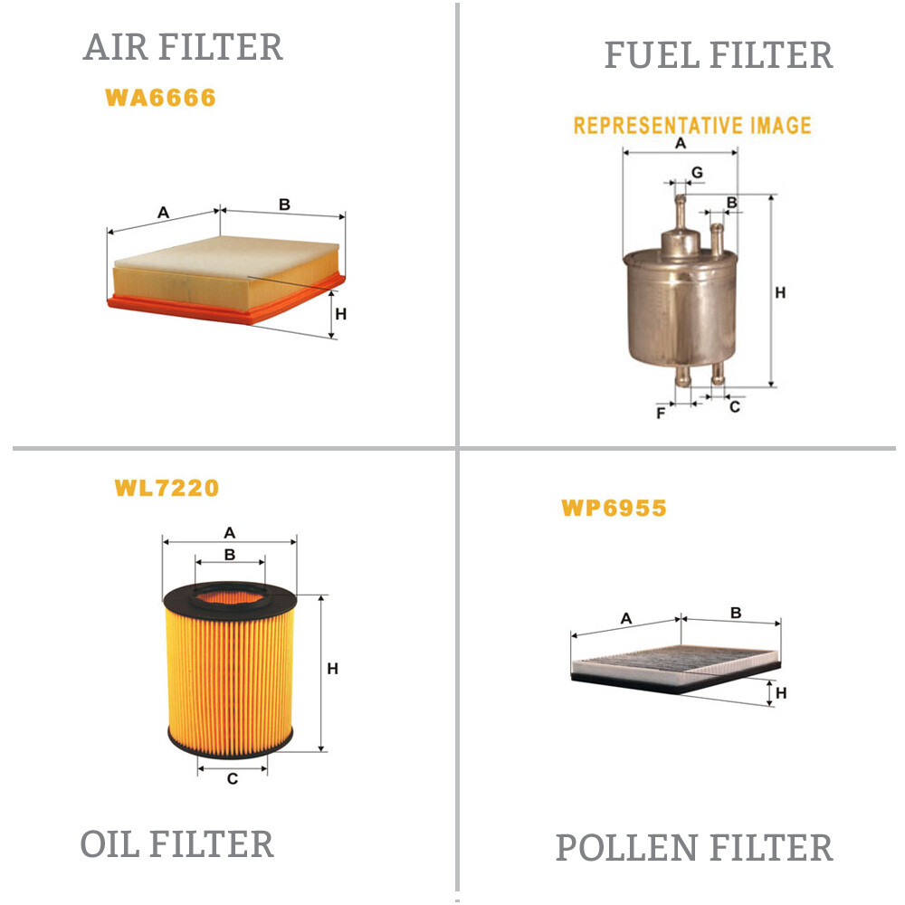WIX WF8258 - Fuel filter cross reference