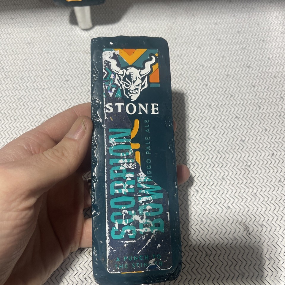 Lot Of 3 Stone Brewing IPA Beer Tap Draft Handle 8 in Ripper Pale Ale ...