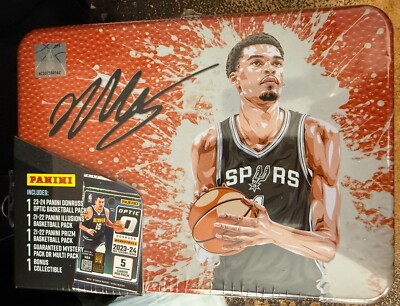 2025 Panini Victor Wembanyama Lunchbox Tin Value Box Sealed FAST ...