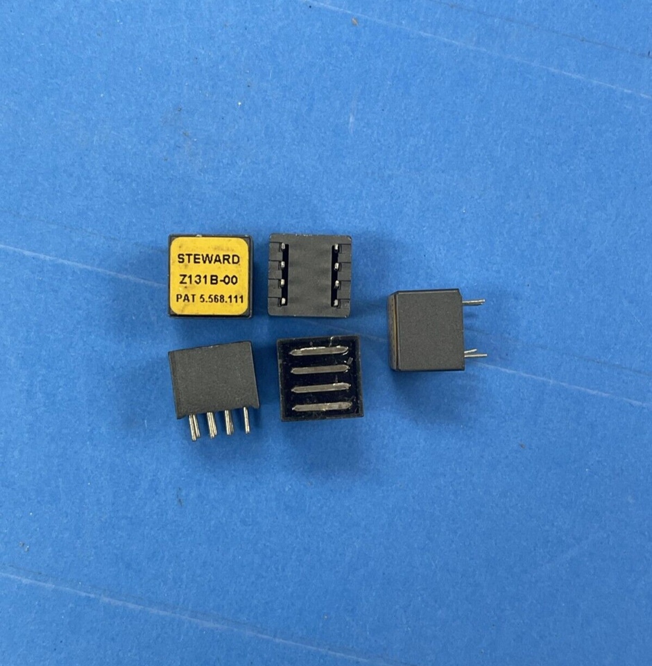4Y 25-pcs 4 Line Common Mode Choke Through Hole 130 Ohms @ 100 MHz 10A ...