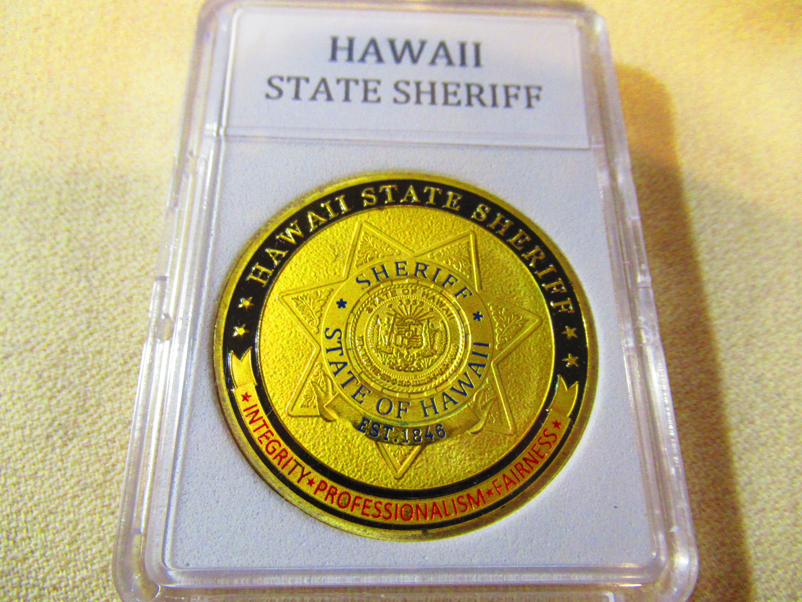 HAWAII STATE SHERIFF Challenge Coin | eBay