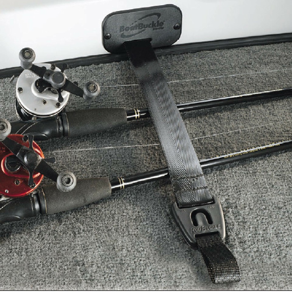 BoatBuckle F14200 Gunwale/Deck Mount 24" Retractable Rod Buckle Tie ...