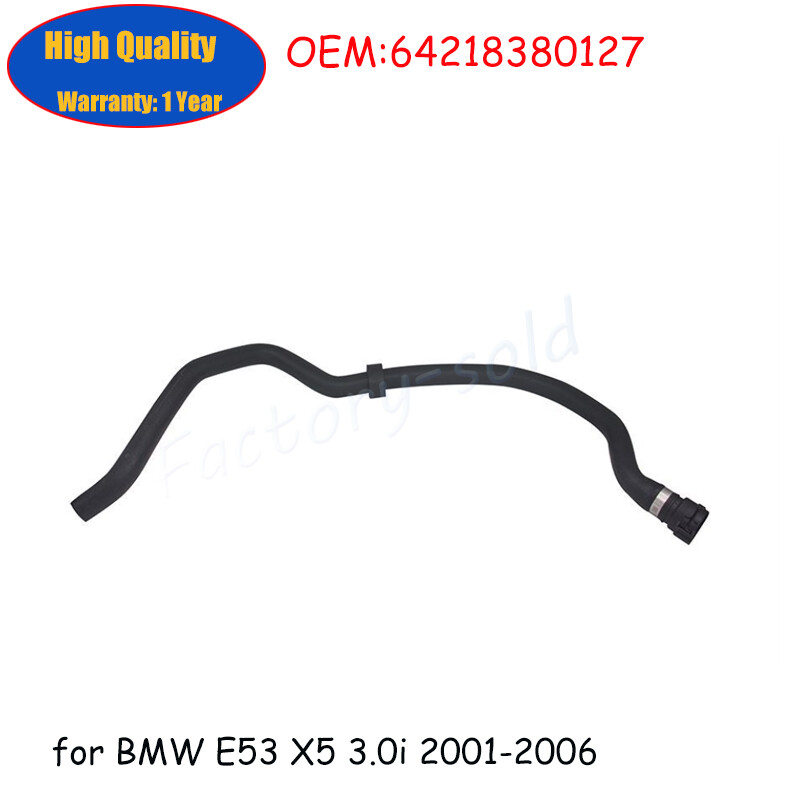 64218380127 for BMW X5 E53 3.0i 2001-2006 Heater Core to Expansion Tank ...