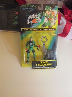 Kenner Batman Forever The Riddler 5" Action Figure with Trapping Brain ...