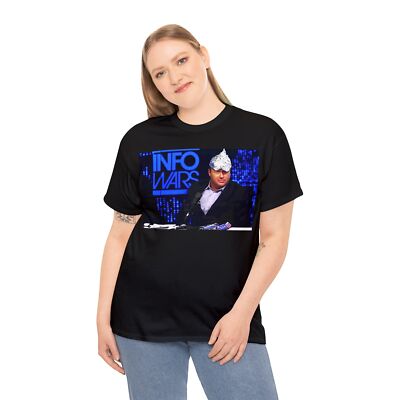 Alex Jones tin foil hat conspiracy infowars Unisex Short Sleeve Tee | eBay