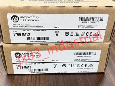 New Factory Sealed AB 1769-IM12 / A ConpactLogix 12Pt 240VAC input ...