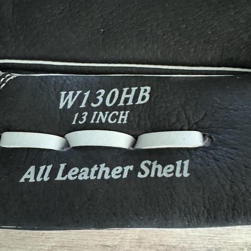 WORTH Softball Glove 13” Black All Leather Shell NEW Right Handed Throw ...