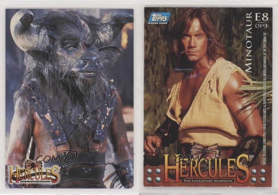 1996 Topps Hercules: The Legendary Journeys Embossed Minotaur #E8 2rz ...