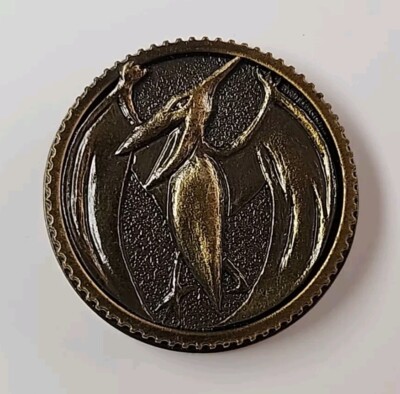 Mighty Morphin Power Rangers Power Coin Legacy Pink Pterodactyl | eBay