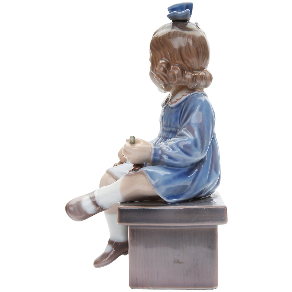 Porcelain figure "Else", Dahl Jensen, Denmark, Copenhagen, 1920s ...