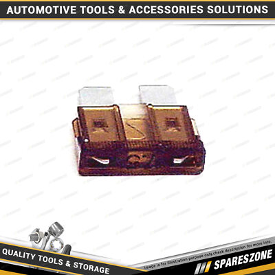 100 Pcs of Charge 7.5 Amp Blade Fuse Brown Colour - Car Truck Auto ...