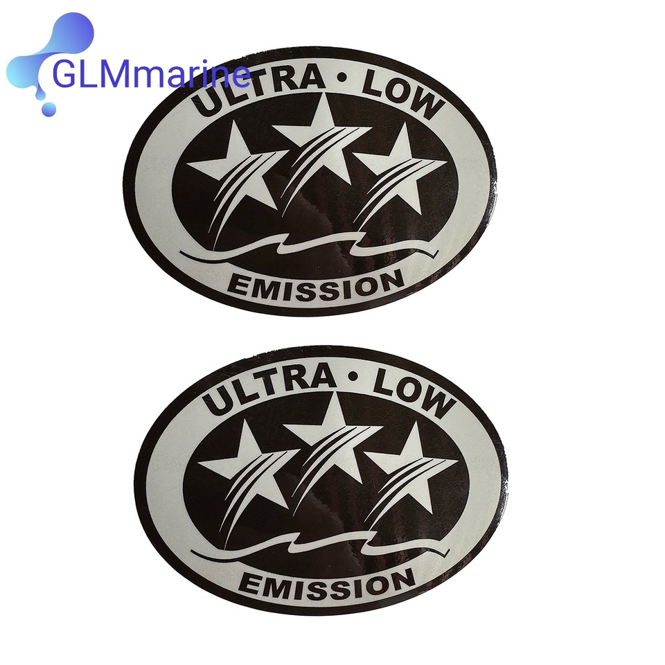 Silver Ultra Low Emission 3 Star California DOT Sticker 3.66"x2.76 ...
