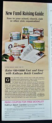 1968 MCM Kathryn Beich Candies Katydids Butter Toffee Golden Crum Photo ...