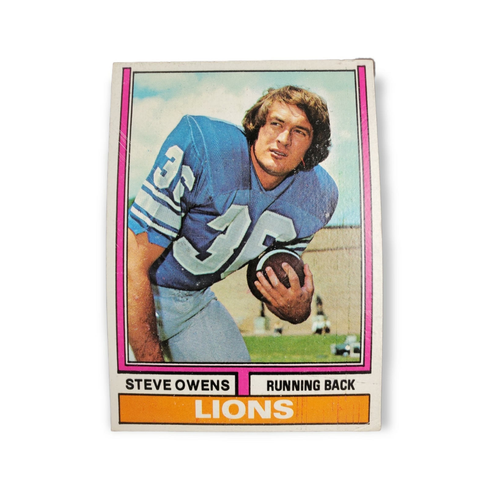 1974 Topps Football Steve Owens Card #52 Detroit Lions Trading Card | eBay