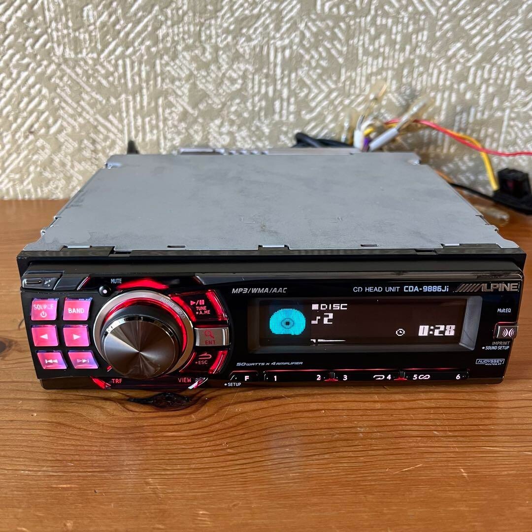 ALPINE CDA-9886Ji 1DIN Car Audio CD/MP3 Player Operation Confirmed | eBay