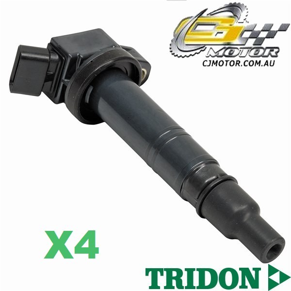 TRIDON IGNITION COIL x4 FOR Toyota Hi-Lux TGN16R 3/05-6/10, 4, 2.7L 2TR ...