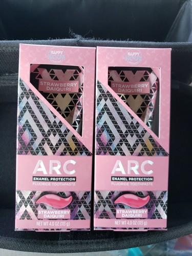 2 Packs ARC Enamel Protection Fluoride Toothpaste Strawberry Daiquir ...