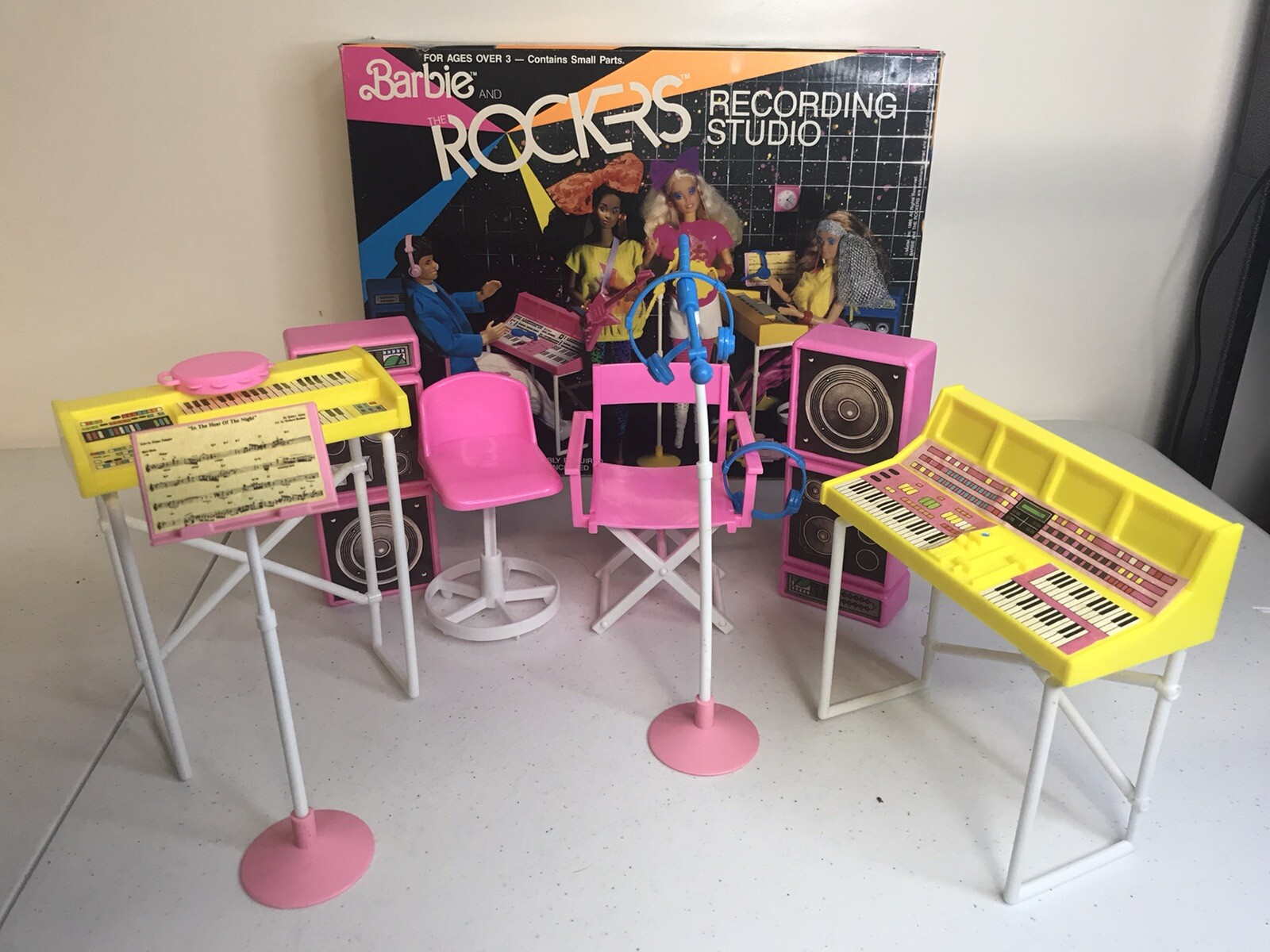 Vintage Barbie and The Rockers Recording Studio - ARCO 7743 Pre-owned ...