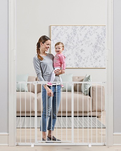 Baby Gate,26-48 Inches Adjustable Width,36 Inches High Dog Gate,Easy ...