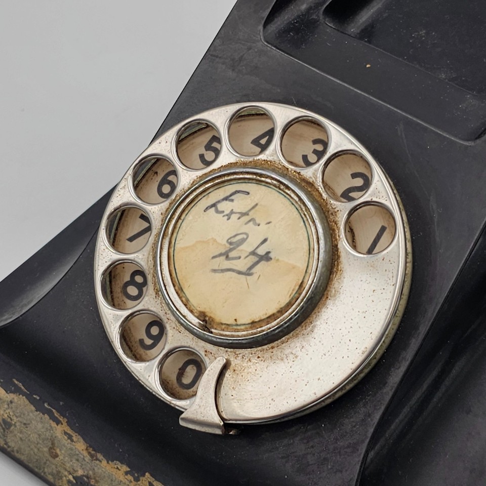 Vintage PMG 300 Series Bakelite Rotary Telephone (Untested, As Is) (C4 ...