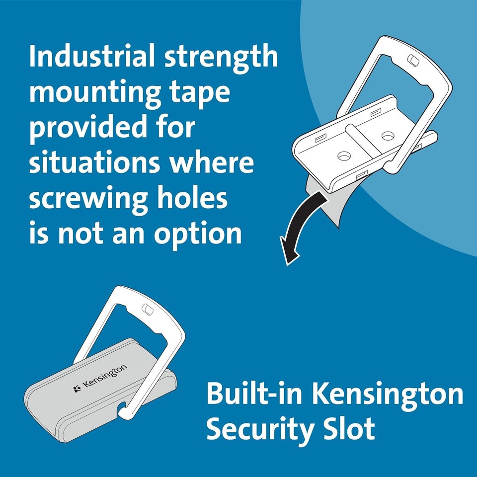 Kensington Desk Mount Security Cable Anchor Point - Secure Kensington ...