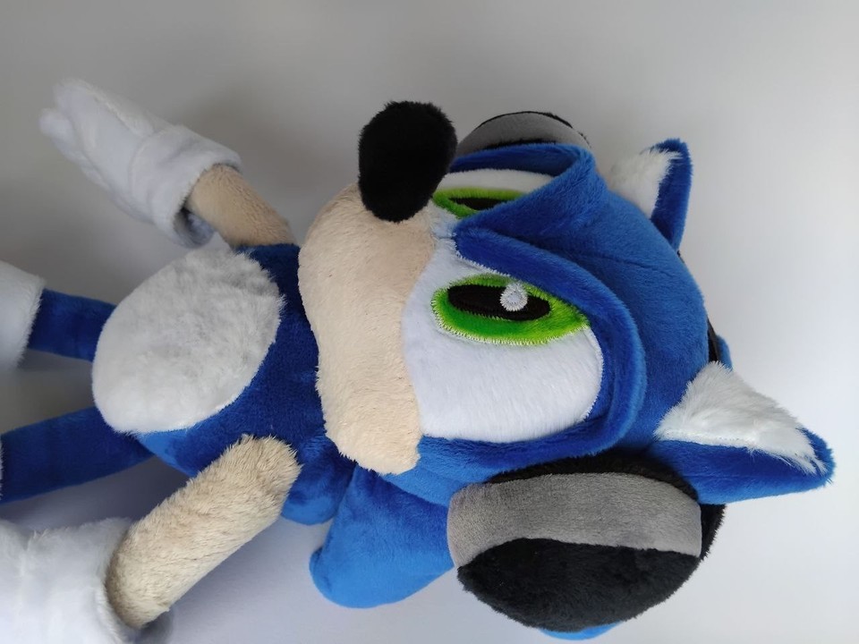 Custom plush inspired by Sonic the Hedgehog character, handmade stuffed ...