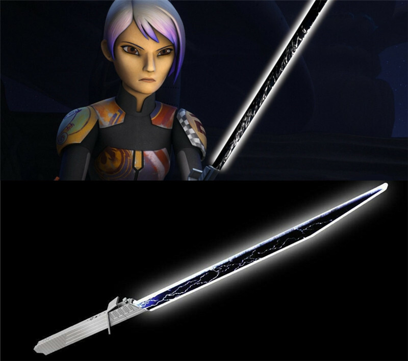 YDD Star Wars Vizsla Darksaber 1:1 Lightsaber Metal Handle Original ...