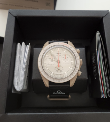 Swatch x Omega Bioceramic MoonSwatch Mission To The Jupiter SO33C100 ...