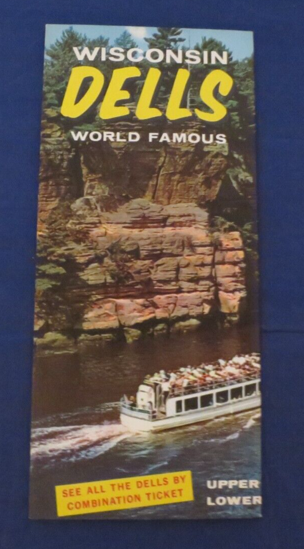 Vtg. Brochure Wisconsin Dells Boat Trips brochure lithograph by Felix ...