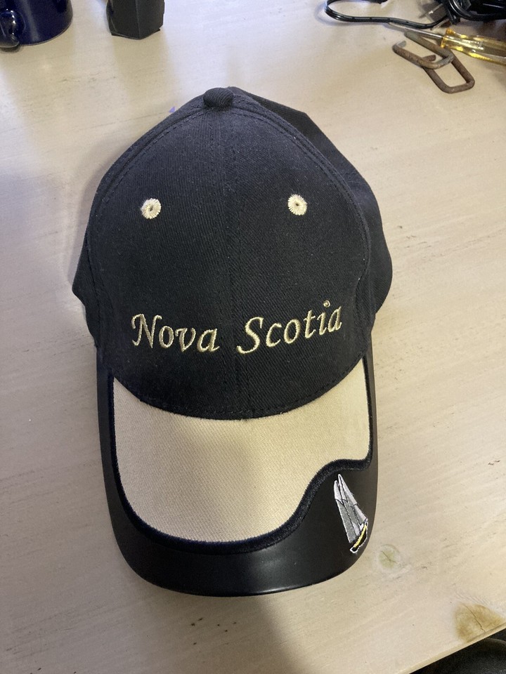 NICE HAT Cap Nova Scotia Embroidered Bluenose and Canada Polyester Flag ...