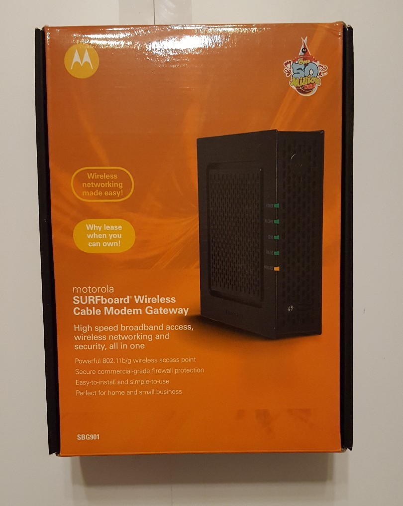 Motorola Surfboard SBG901 Wireless Cable Modem Gateway | eBay