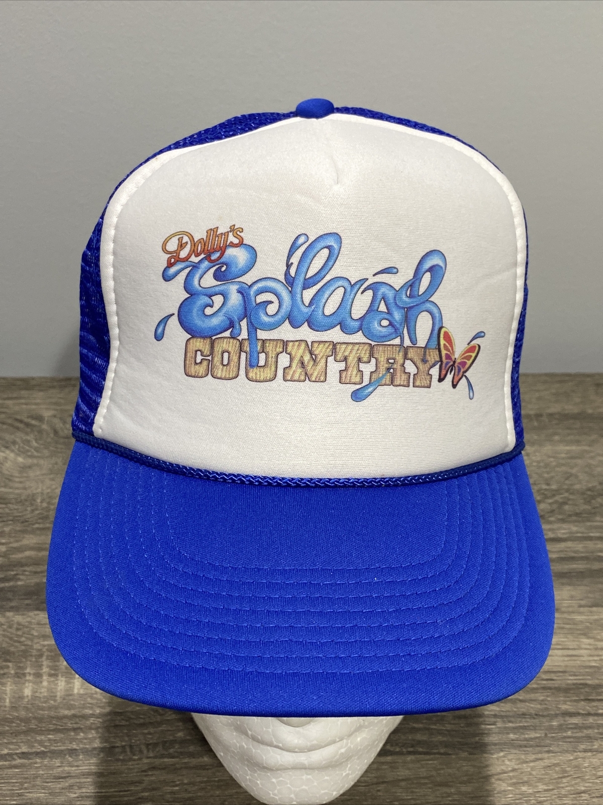Vintage DOLLYWOOD Splash Country Snapback Trucker Hat… - Gem