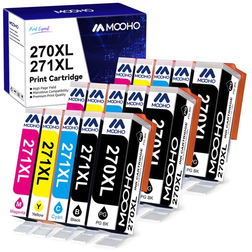 15PACK High Yield Ink for Canon PGI-270 XL CLI-271 XL PIXMA MG7700 ...