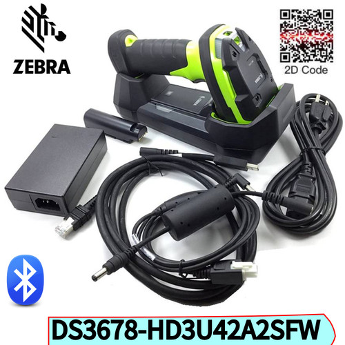 Zebra DS3678-HD3U42A2SFW High Density Wireless Bluetooth Barcode ...
