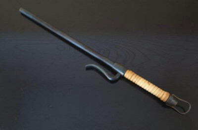 Jitte jutte Japanese traditional weapon iron pole samurai Edo period ...