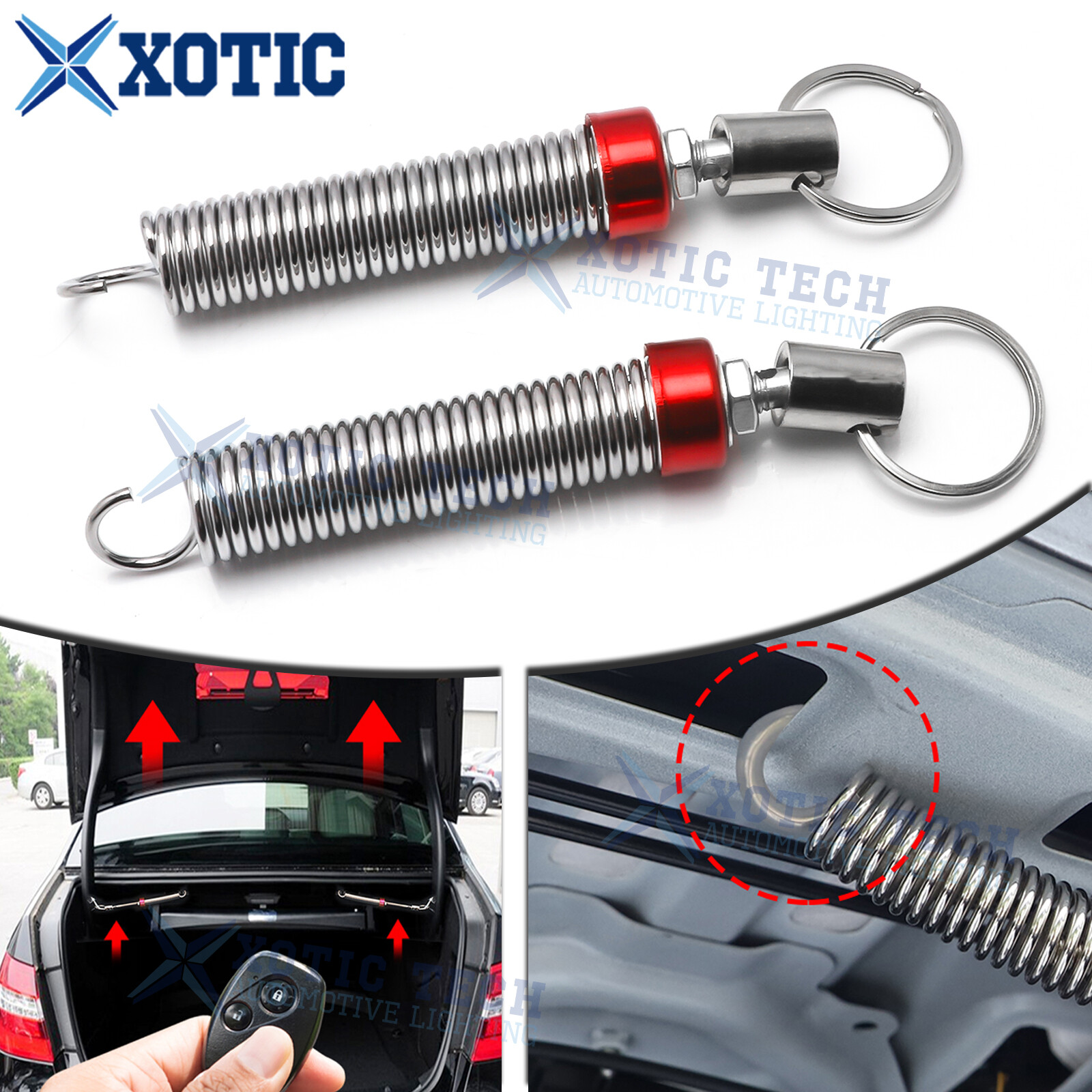 Adjustable 6-9 Inch Trunk Automatic Open Lifting Device Metal Spring ...