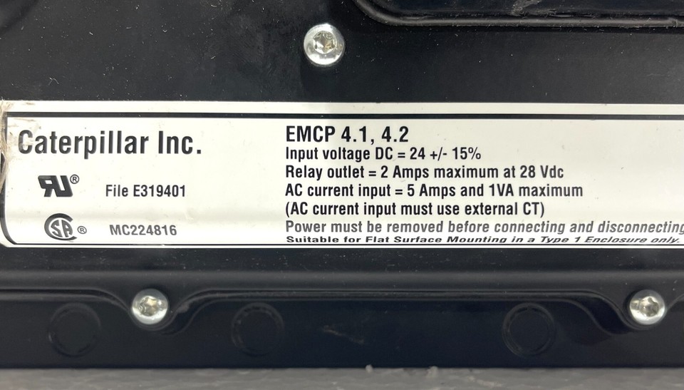 Caterpillar EMCP 4.2 Generator Control Panel 351-8758-02 | eBay