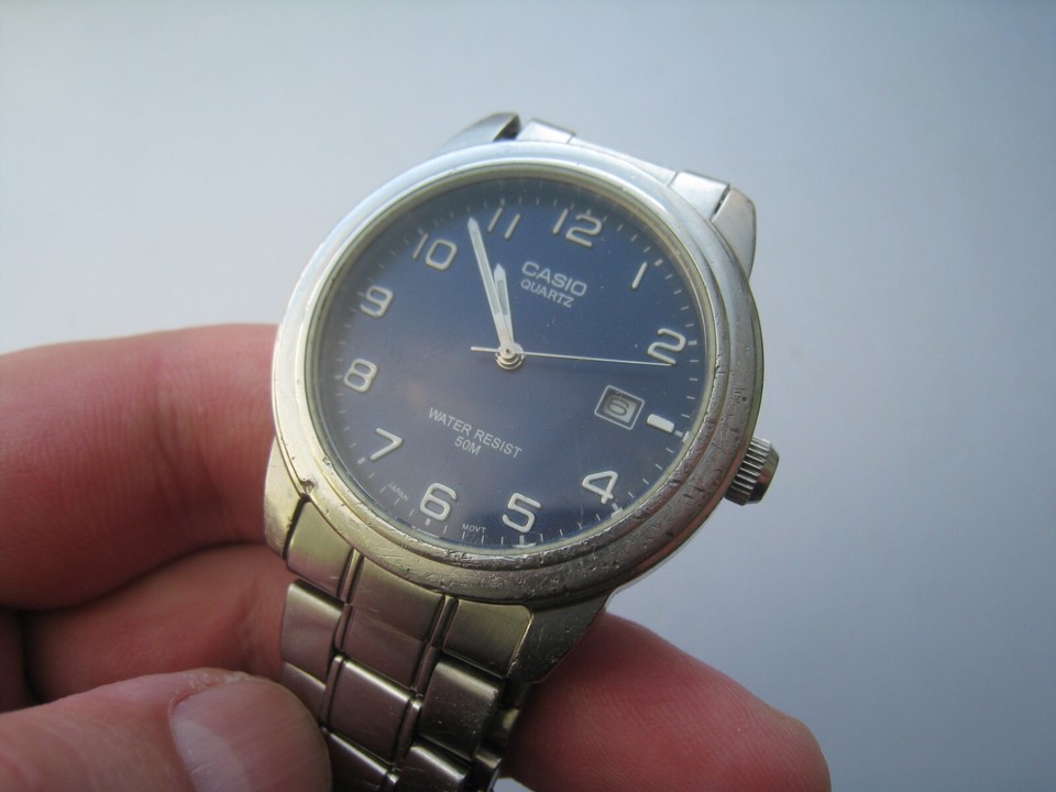 casio quartz watch mens MTP-1266 module 2719 Japan 50m WR 36mm | eBay