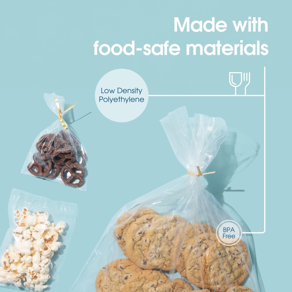 - 16” X 20” (100 Count) 1.1 Mil Flat Open End Clear Plastic Poly Bags ...