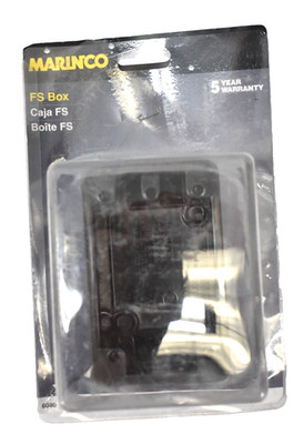Marinco FS Box Black For 15a 20a 30a Receptacles 6080 Black 7420CR ...