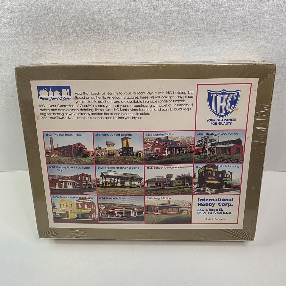 IHC Freight Station with Loading Platform Ho O Scale 1:87 Kit #3505 NEW ...