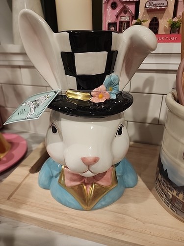 Tophat & Tail Mad Hatter Easter Bunny Bust (MacKenzie-Childs Inspired ...