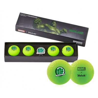 Volvik Marvel The Incredible Hulk Super Hero Golf Balls 4-Pack with ...