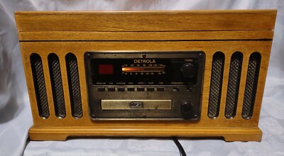 RETRO 2003 DETROLA KM837 RECORD PLAYER RADIO CASSETTE CD | eBay