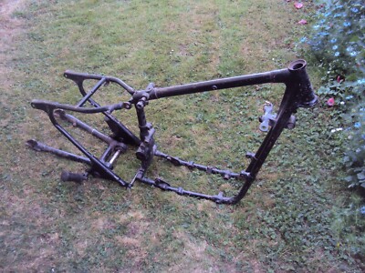 Ajs matchless duplex frame and swinging arm | eBay UK